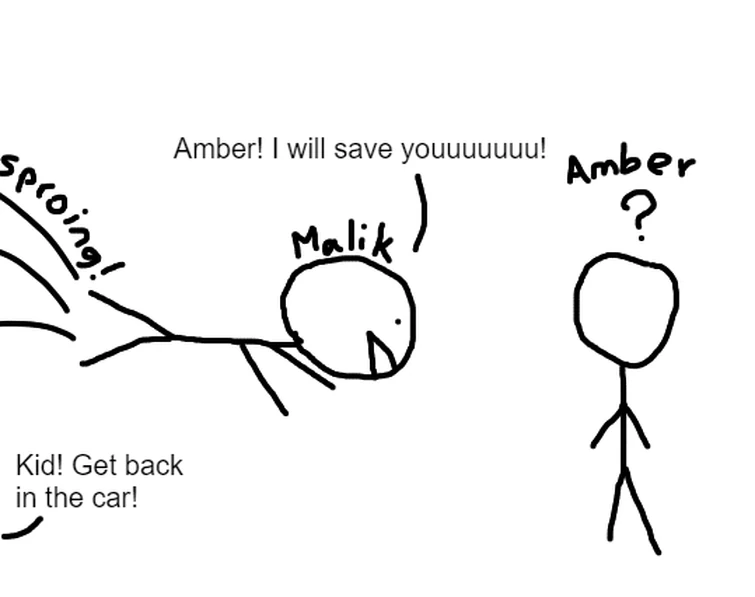 Teli and Amik in a nutshell (Using badly drawn stick figures) | Fandom