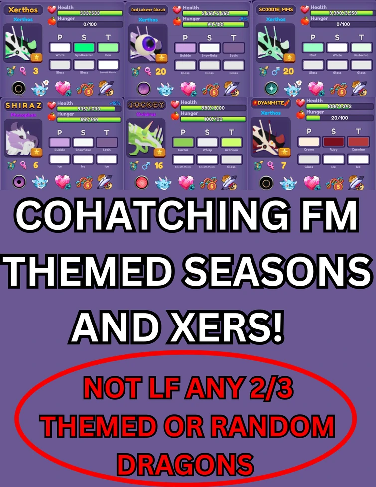 Cohatching dragons+swapping two xers | Fandom