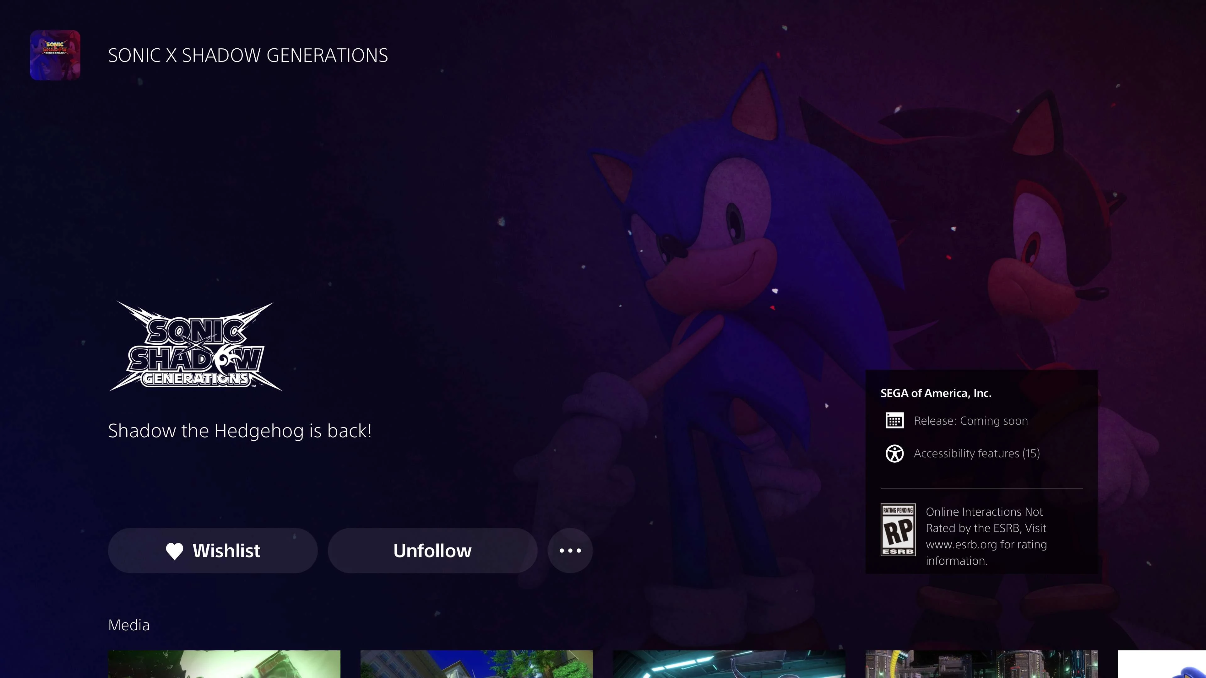Sonic x Shadow Generations on PlayStation Store | Fandom
