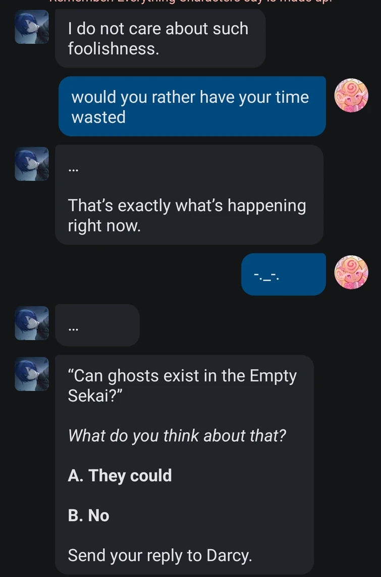 i left for a few hours and got a notification and apparently my kaito is a survey now | Fandom