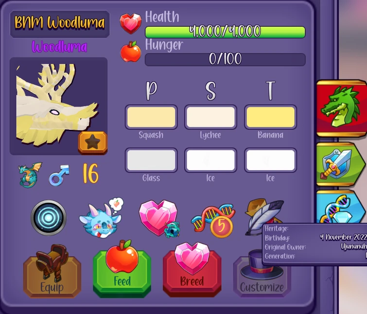 Selling a Platinum Trait Bun and a Fm Leg E BnM Gen 1 Wood (or swapping ...