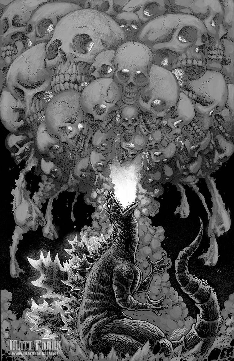 Happy Anniversary Godzilla (plus Matt Frank's new art) 🎉 | Fandom