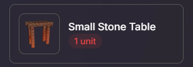 That is definitely a small stone table | Fandom