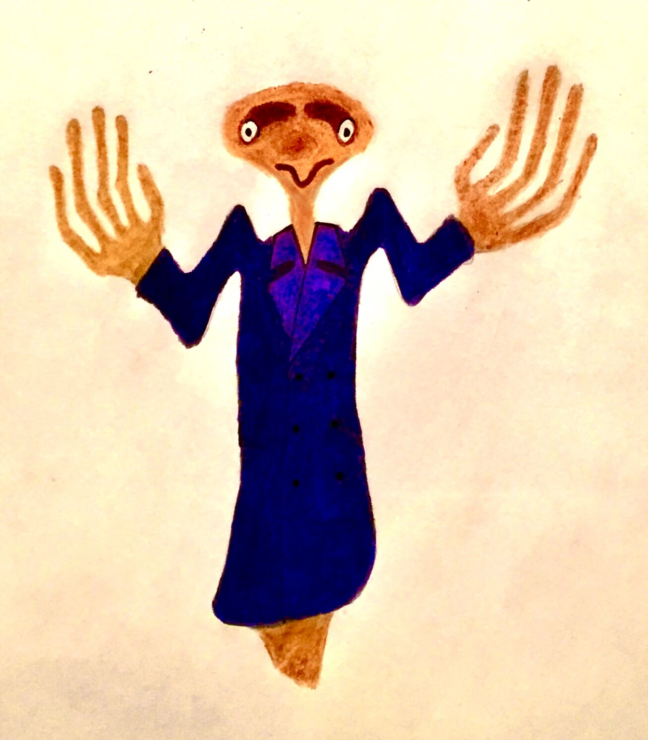 Here is another of my OC monster designs for Little Nightmares. I call ...