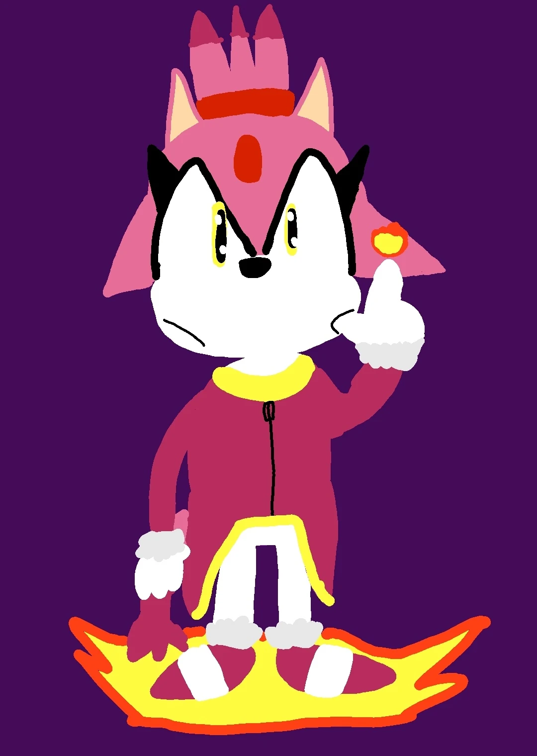 Burning Blaze Drawing | Fandom