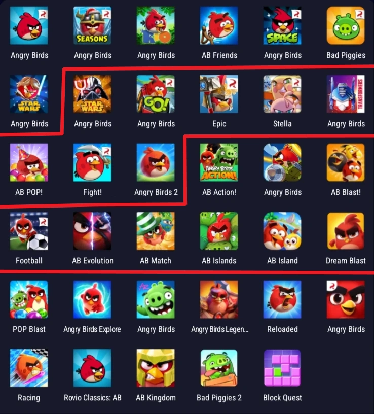 I sorted the Angry birds games into eras | Fandom