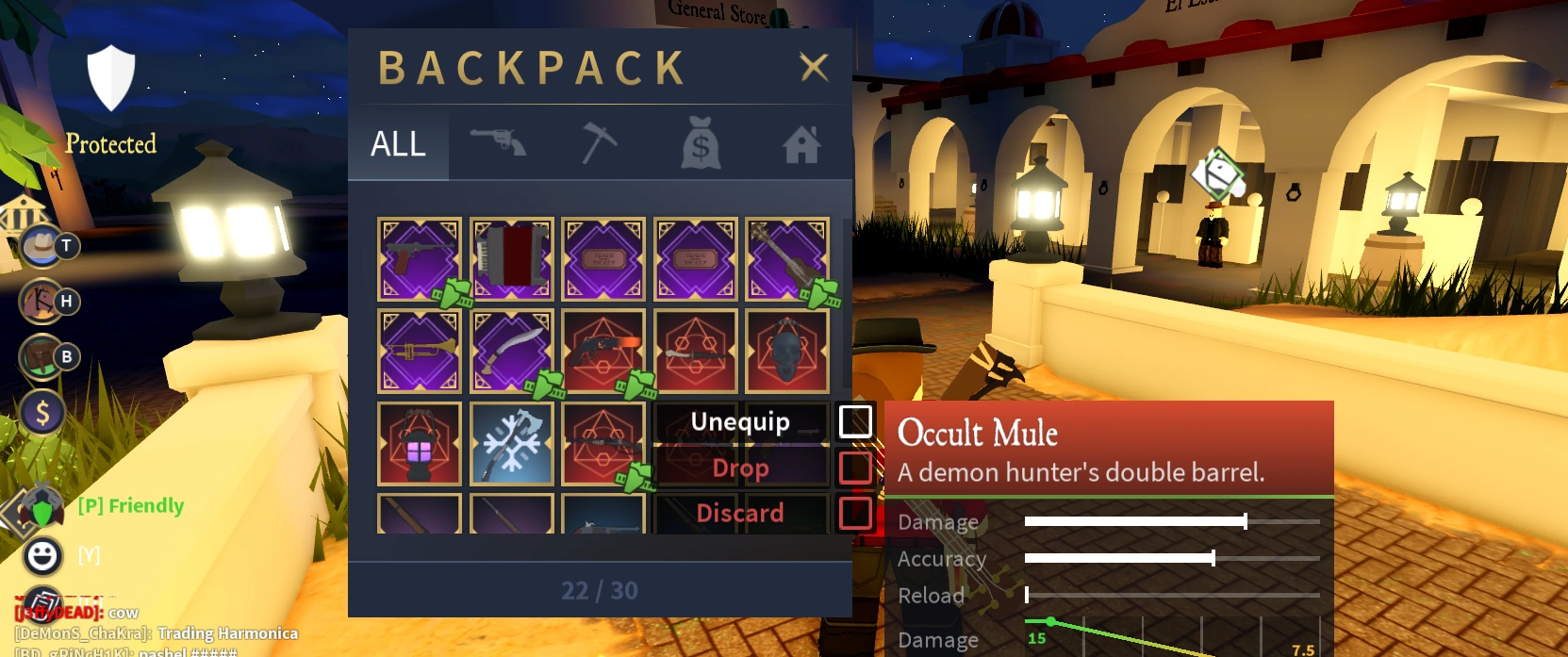 you can drop both of occult mule and occult sawed off | Fandom