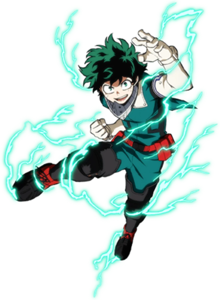 Umm.., since when was deku's lightning BLUE? | Fandom