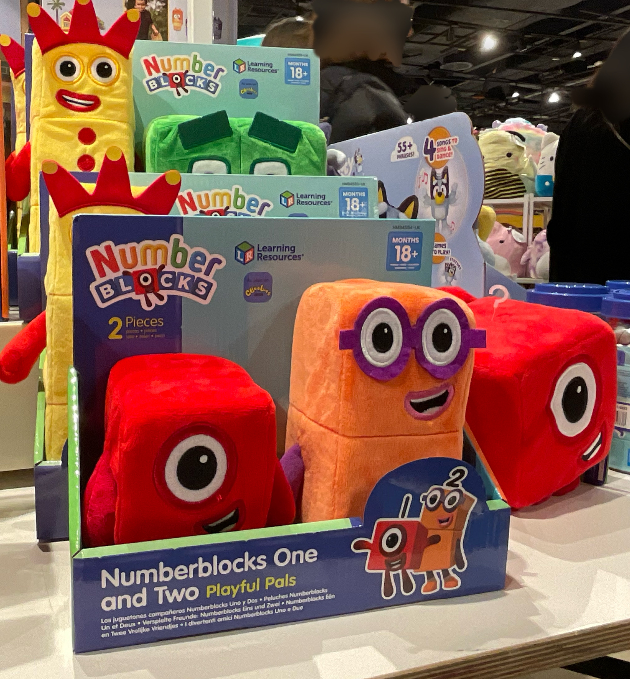 I stumbled between these numberblocks plushies in selfridges ...