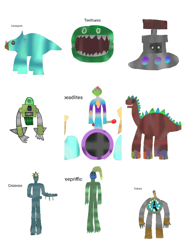 more fanmade monsters I made.. | Fandom