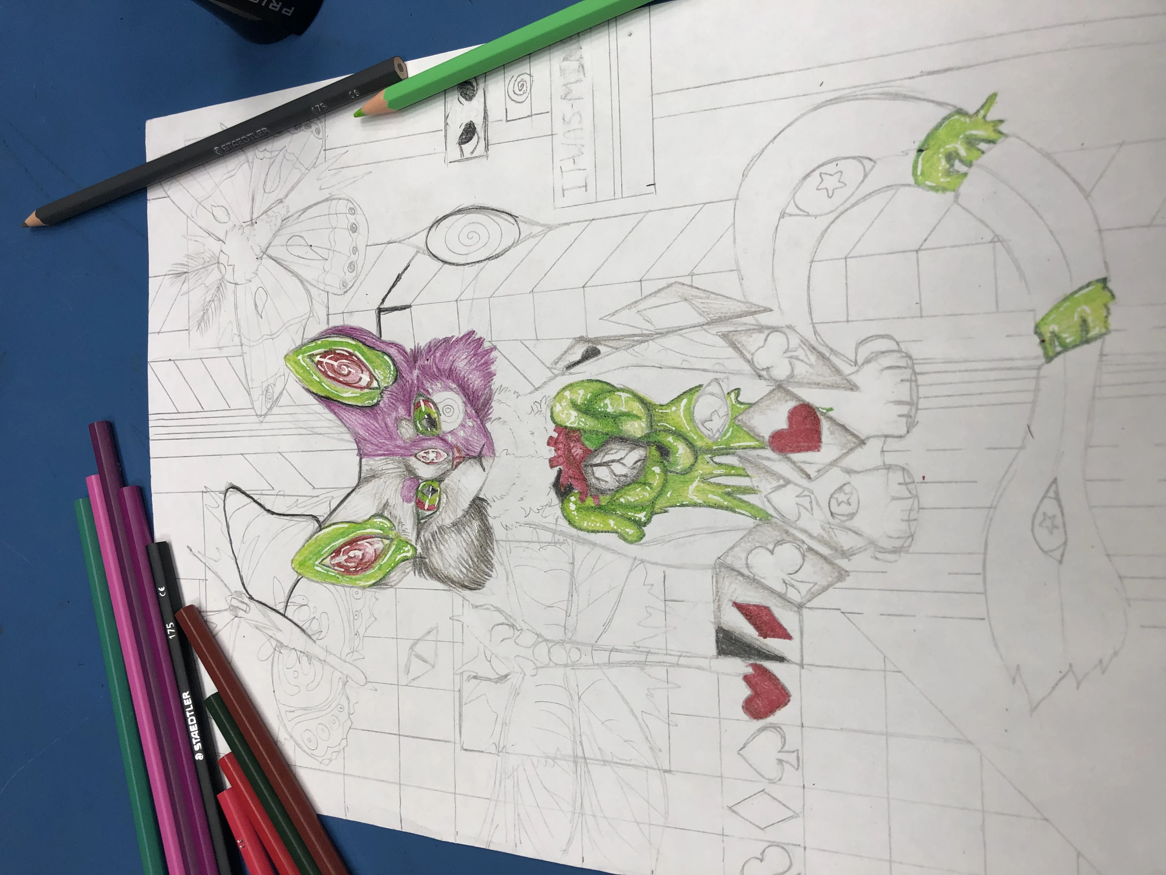 Wip for my art class (tw for gore/bugs/body horror) | Fandom