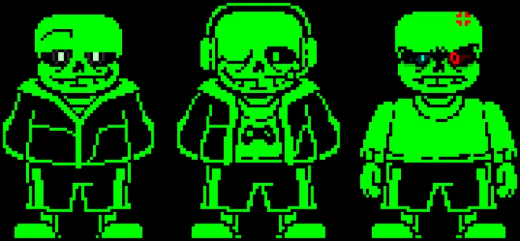 Green Sans!Karmatic time trio Phase 1...!!?!?!?!1!?!?!? | Fandom