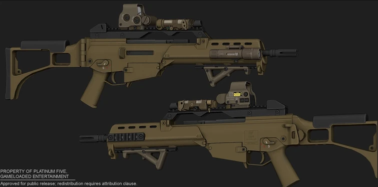 Updated RAL8000 finish for the G36K, USP45 & UMP45 | Fandom
