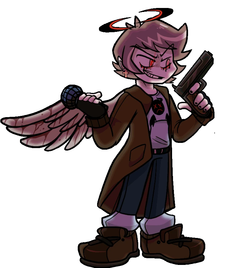 My Favorite Friday Night Funkin' Villain: Fallen Angel AKA Armaros ...