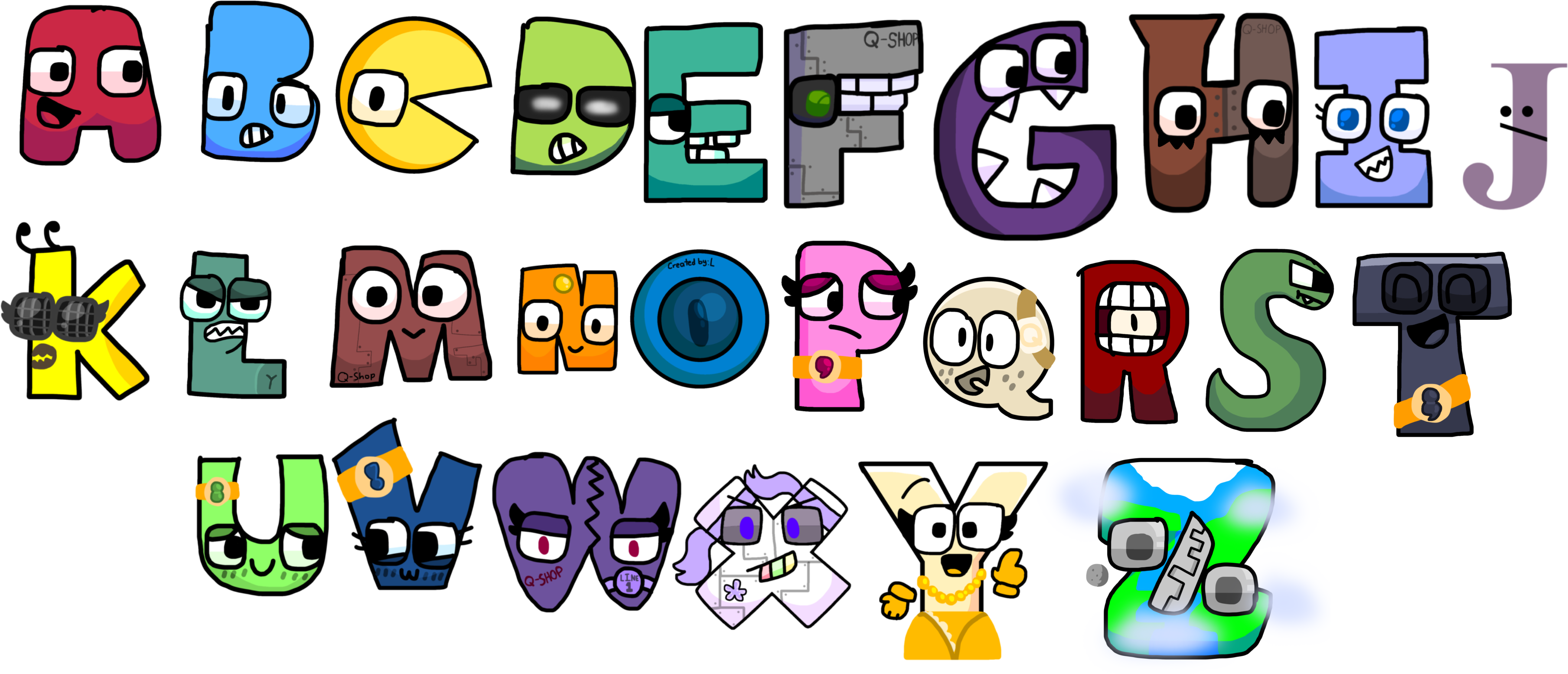 Alphabet Lore But Different Fandom
