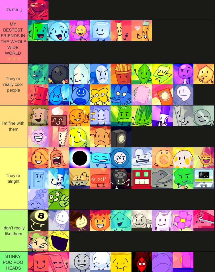 Ruby’s opinions on other BFDI characters | Fandom
