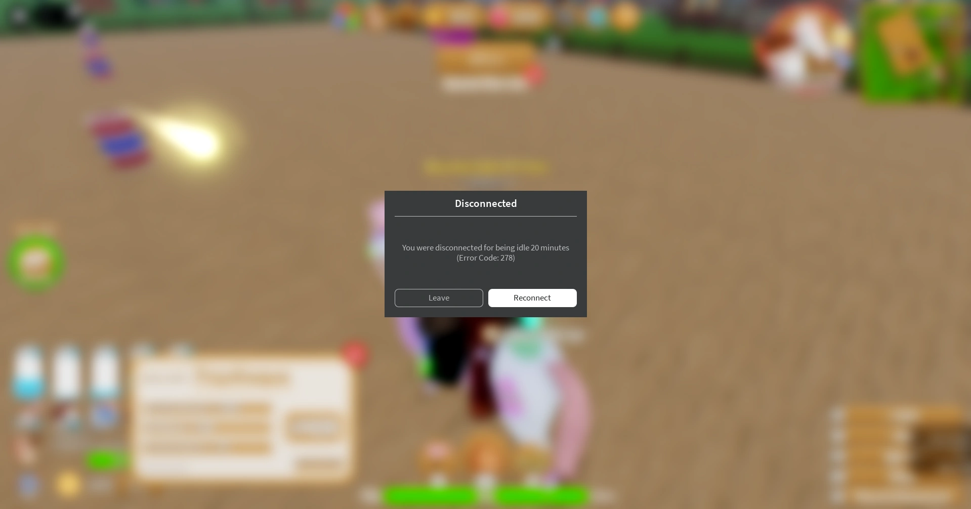 i got disconnected from being idle... | Fandom