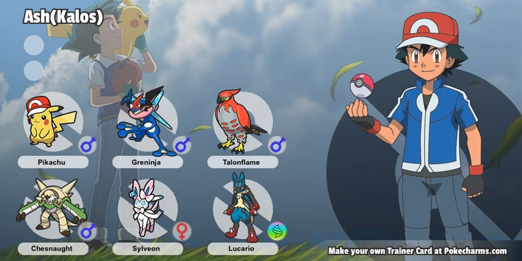 An Alternate/Random Team for Ash In Kalos | Fandom