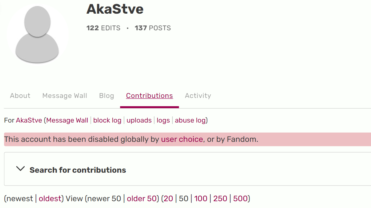Please Help! This account has been disabled globally by user choice, or ...