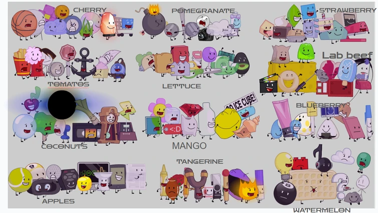 Thoughts on the teams for BFDI:Z? decided to reveal them early | Fandom