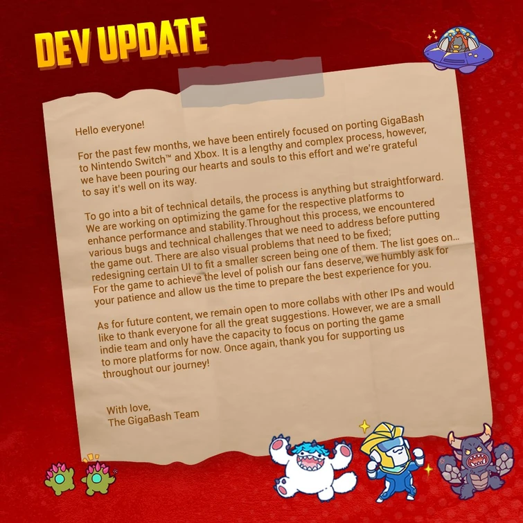 Gigabash Porting Update + More Crossovers Confirmed | Fandom