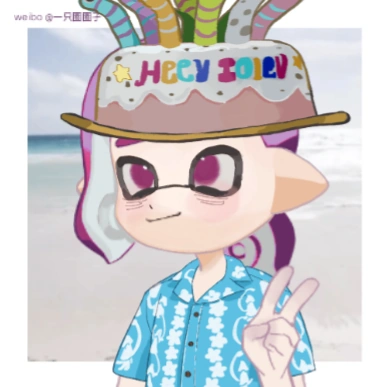 Forgot today is Aloha-kun's b-day, so here is the image of Aloha in his ...