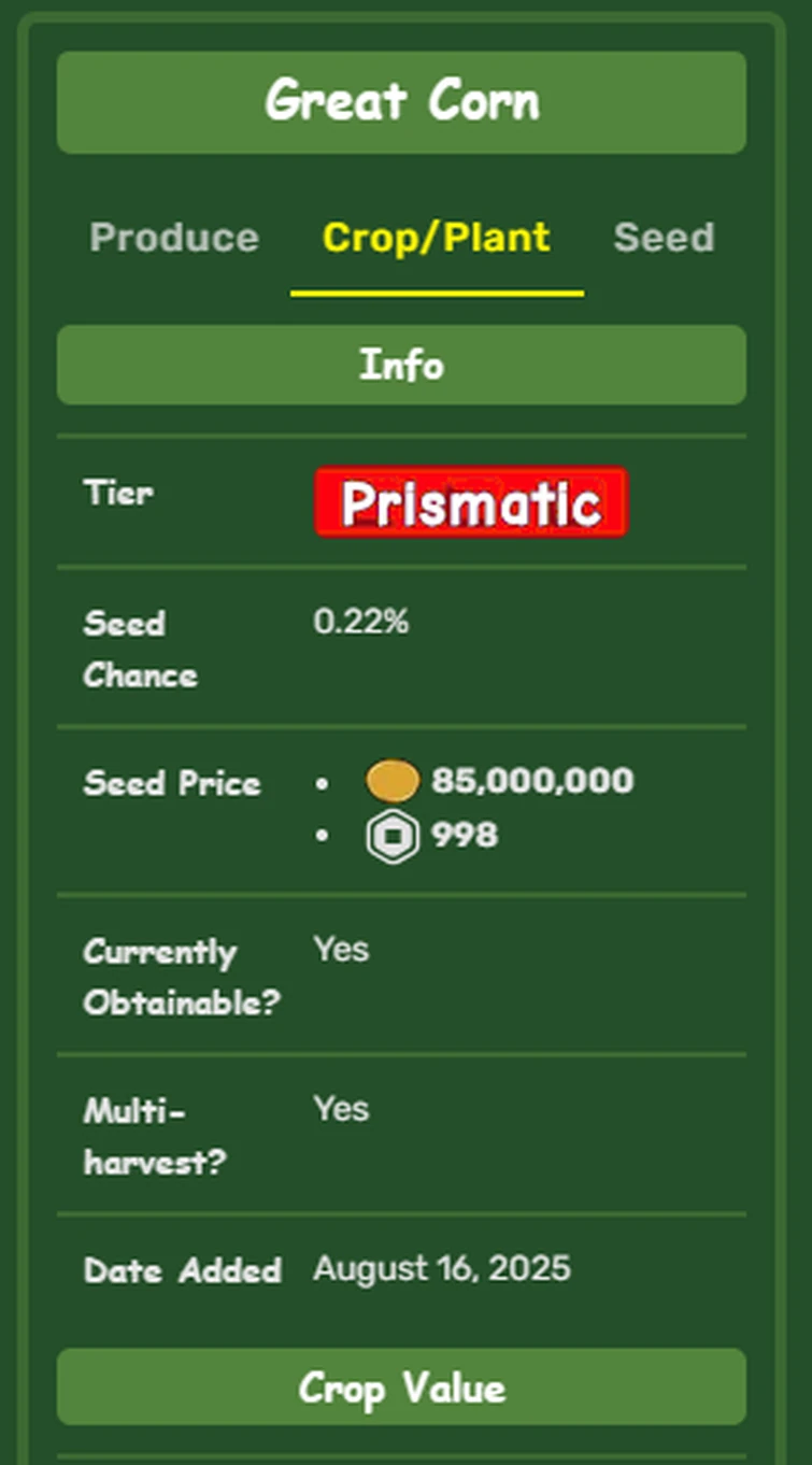 Great Corn Concept | Fandom