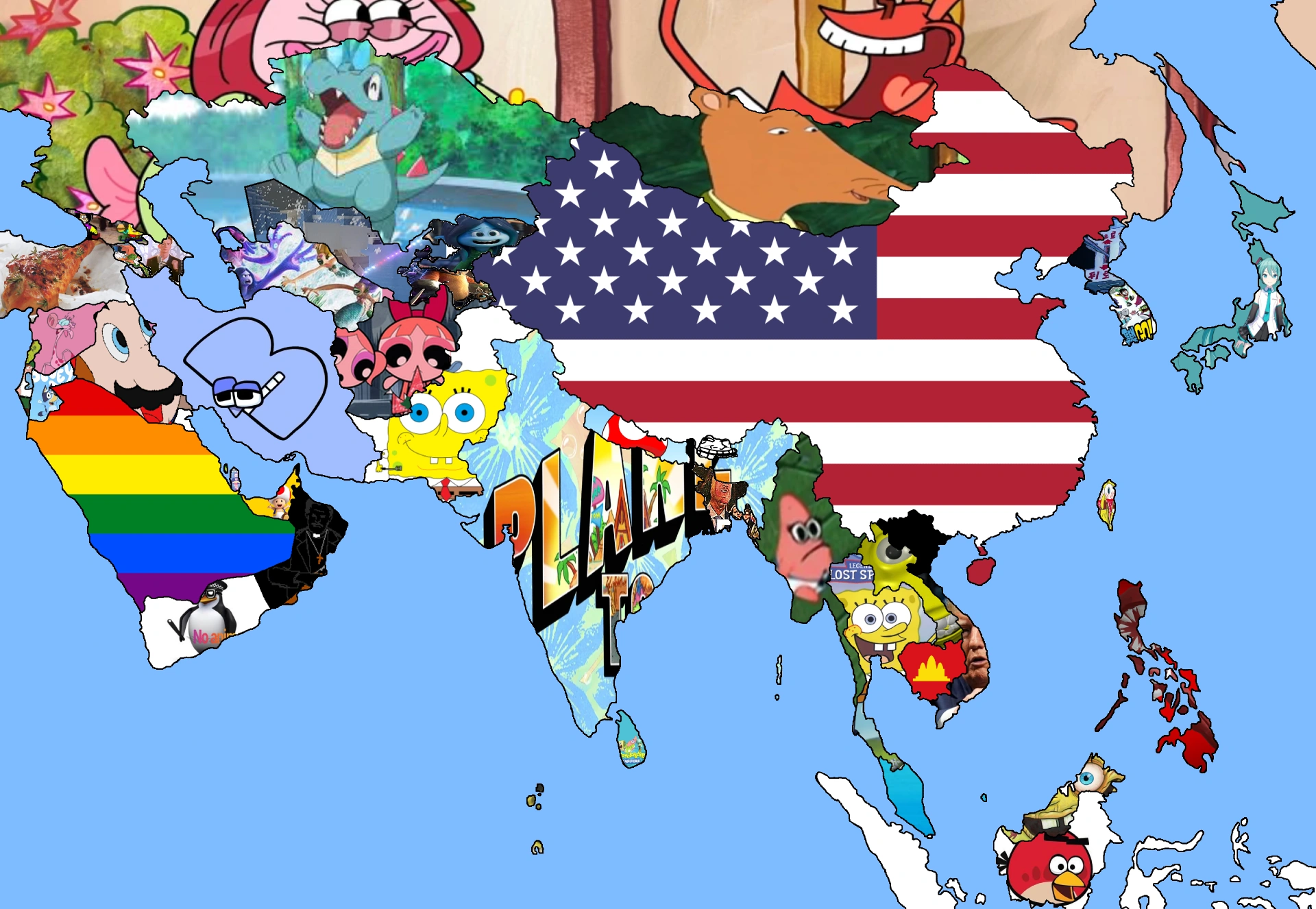 Cursed flag map of Asia - Day 3 (CLOSED) | Fandom