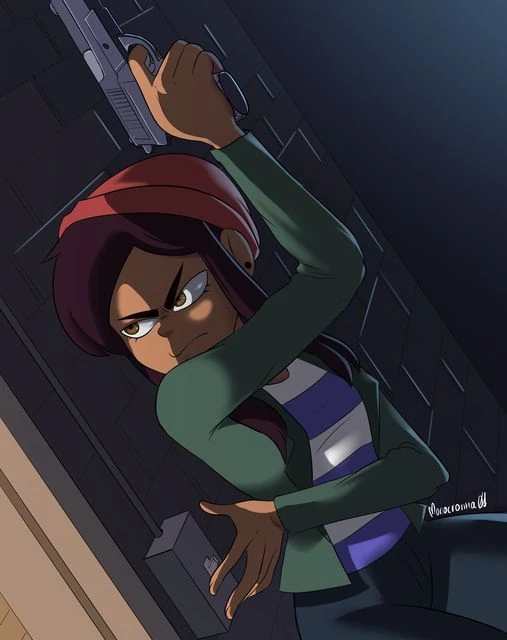 A nice TOH fan art of beta Luz being Yank going ballistic, literally ...