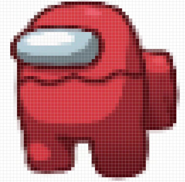 Red Easter Egg Crewmate Pixel Art Design and Green/Rose Imposter Design ...