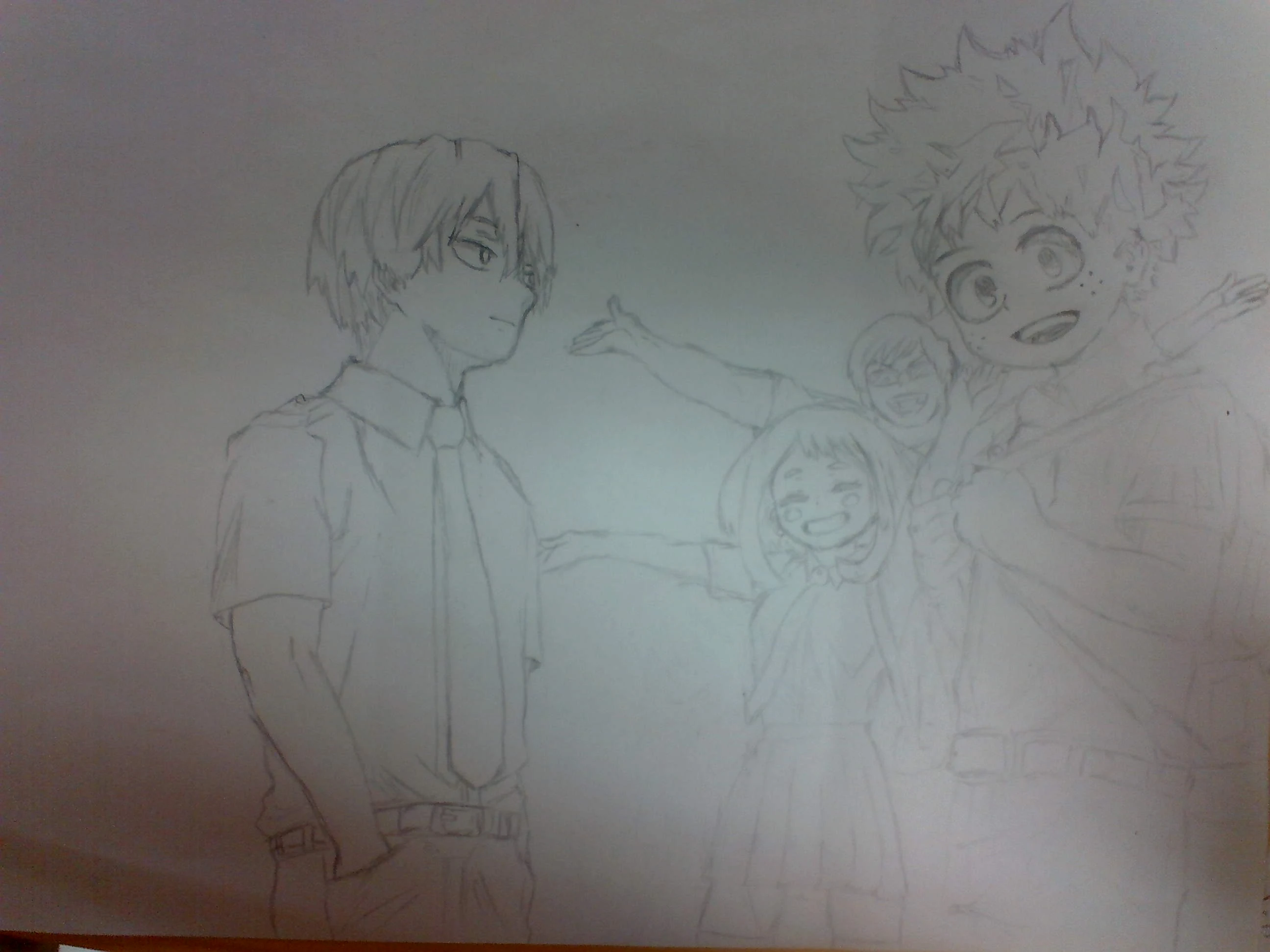 Unfinished Dekusquad Fanart Sketch | Fandom