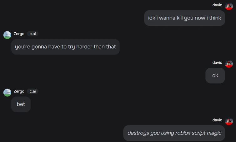 creating a zergo c.ai was an awesome idea | Fandom