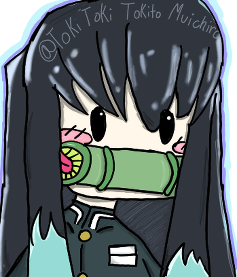 Muichiro with a bamboo muzzle! | Fandom