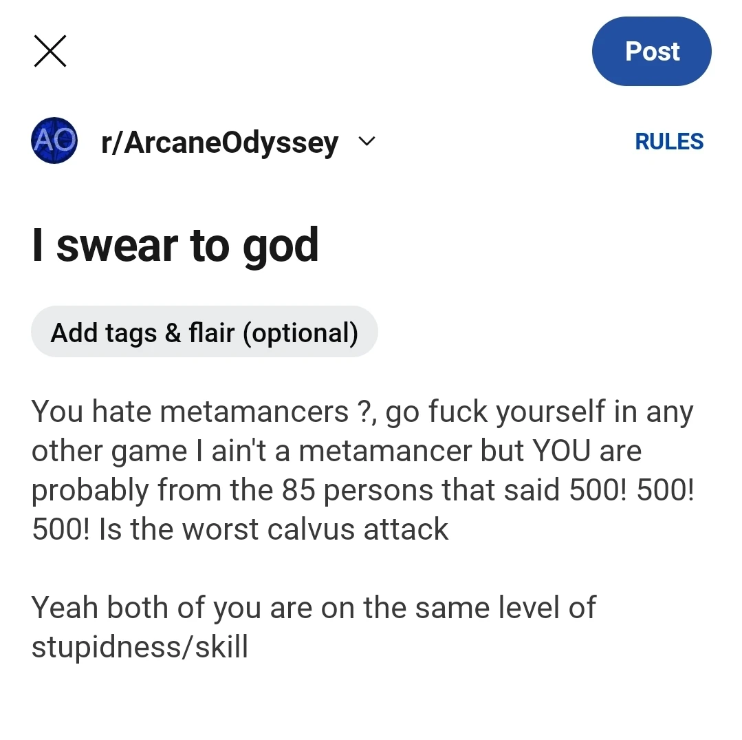 Speedrunning getting cancelled on AO reddit | Fandom