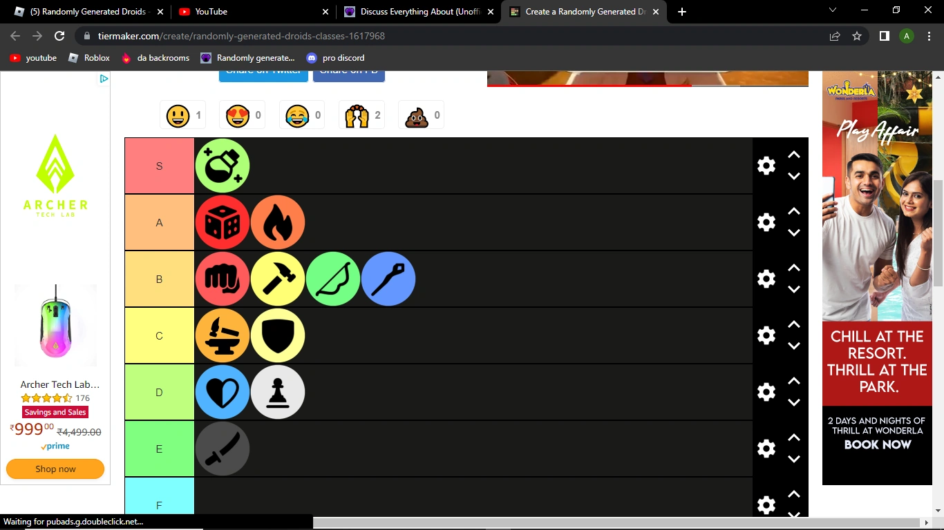 My tier list :D | Fandom