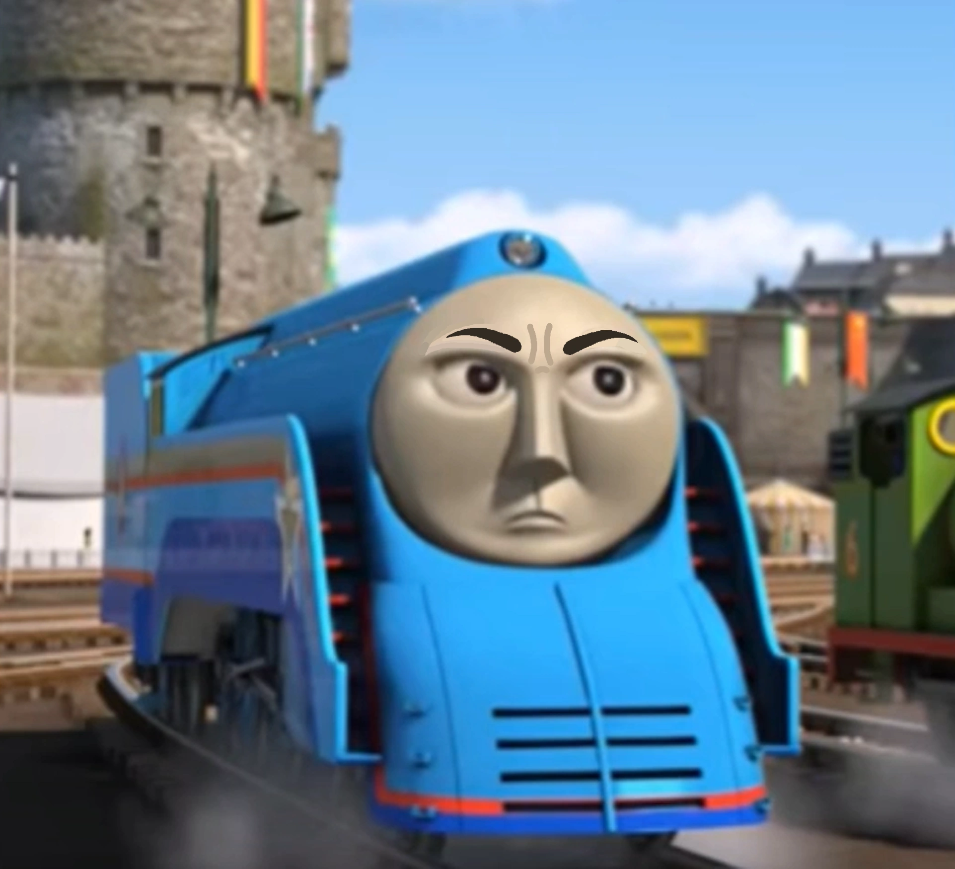 CGI Gordon glaring at Vinnie, but better | Fandom