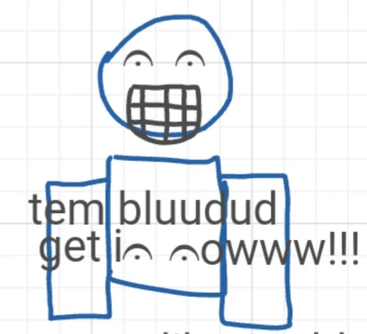 do you guys like my blue dude drawing | Fandom