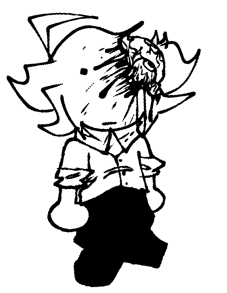 Screech bit me a bit too hard (WARNING ! A bit of groe blood eye organs ...