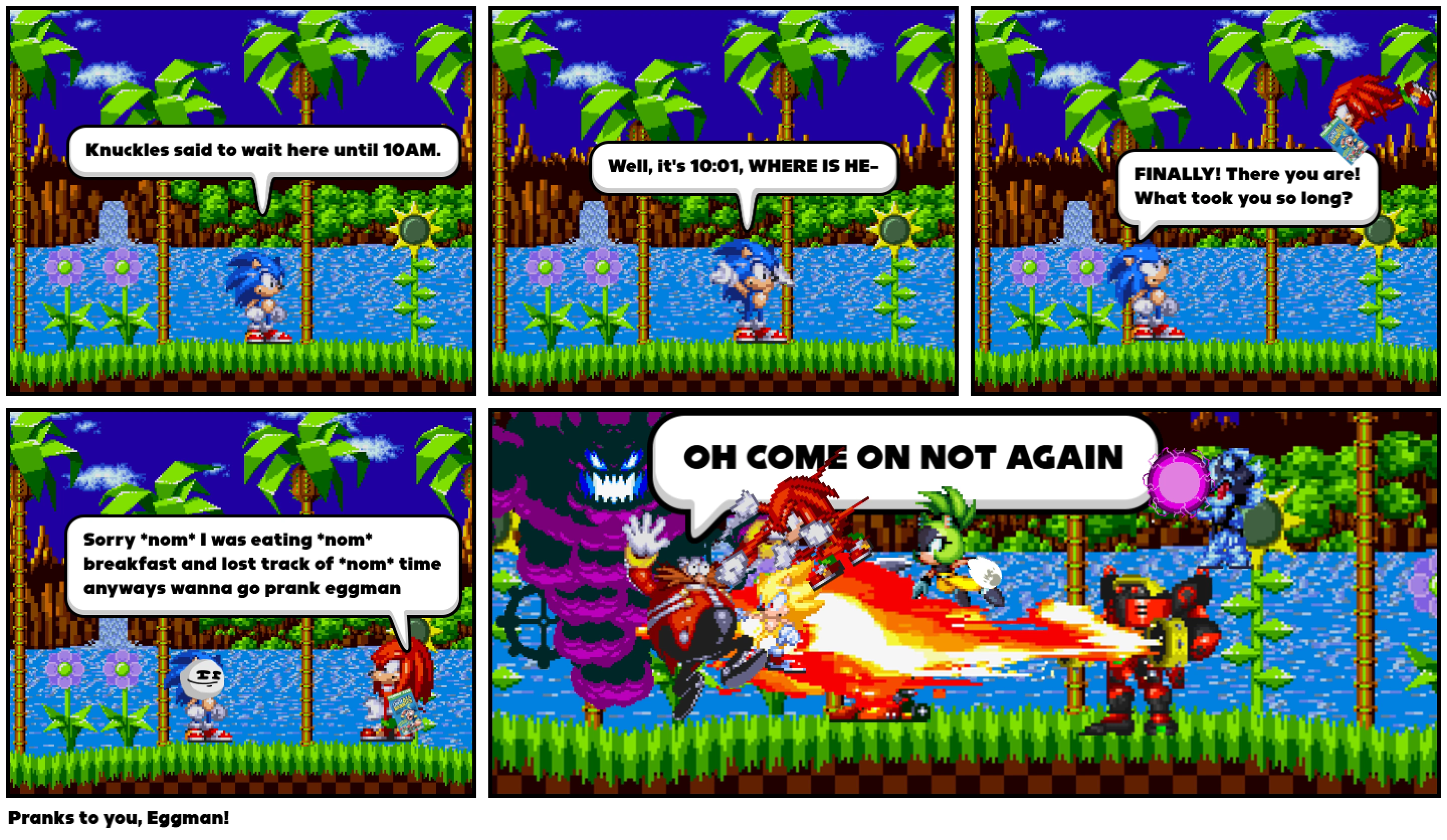 Sonic Da Comik #7: Pranks to you, Eggman! | Fandom