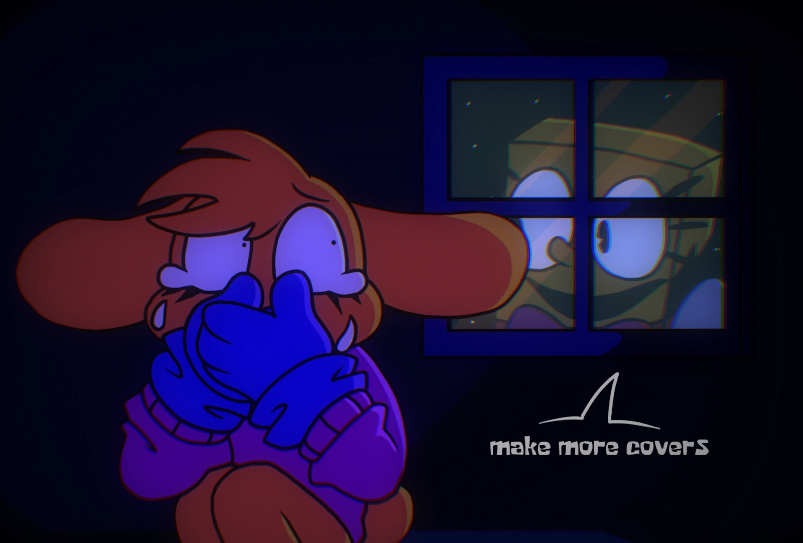 faker SpongeBob is outside of Voxbun’s house | Fandom