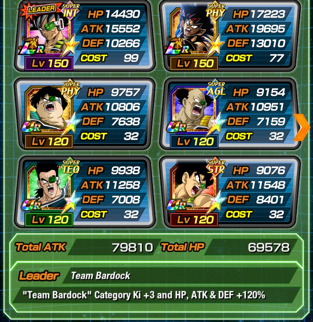 Team Bardock Super Battle Road | Fandom