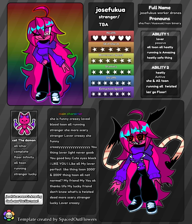 My oc Info Card & Template | Fandom