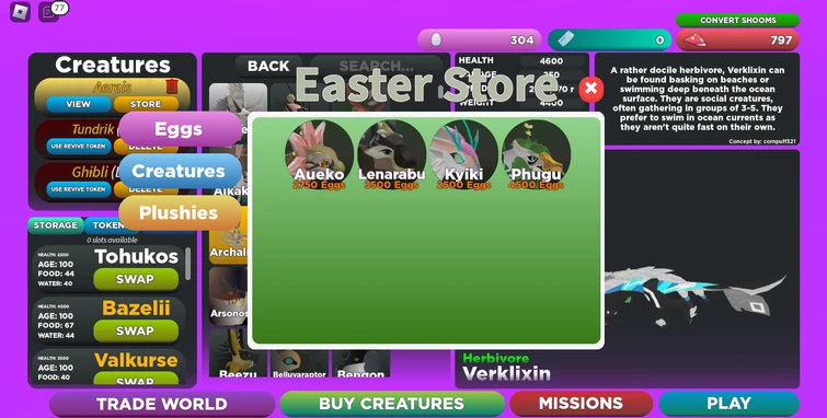 I can defiantly afford the new easter creature this week!!! | Fandom