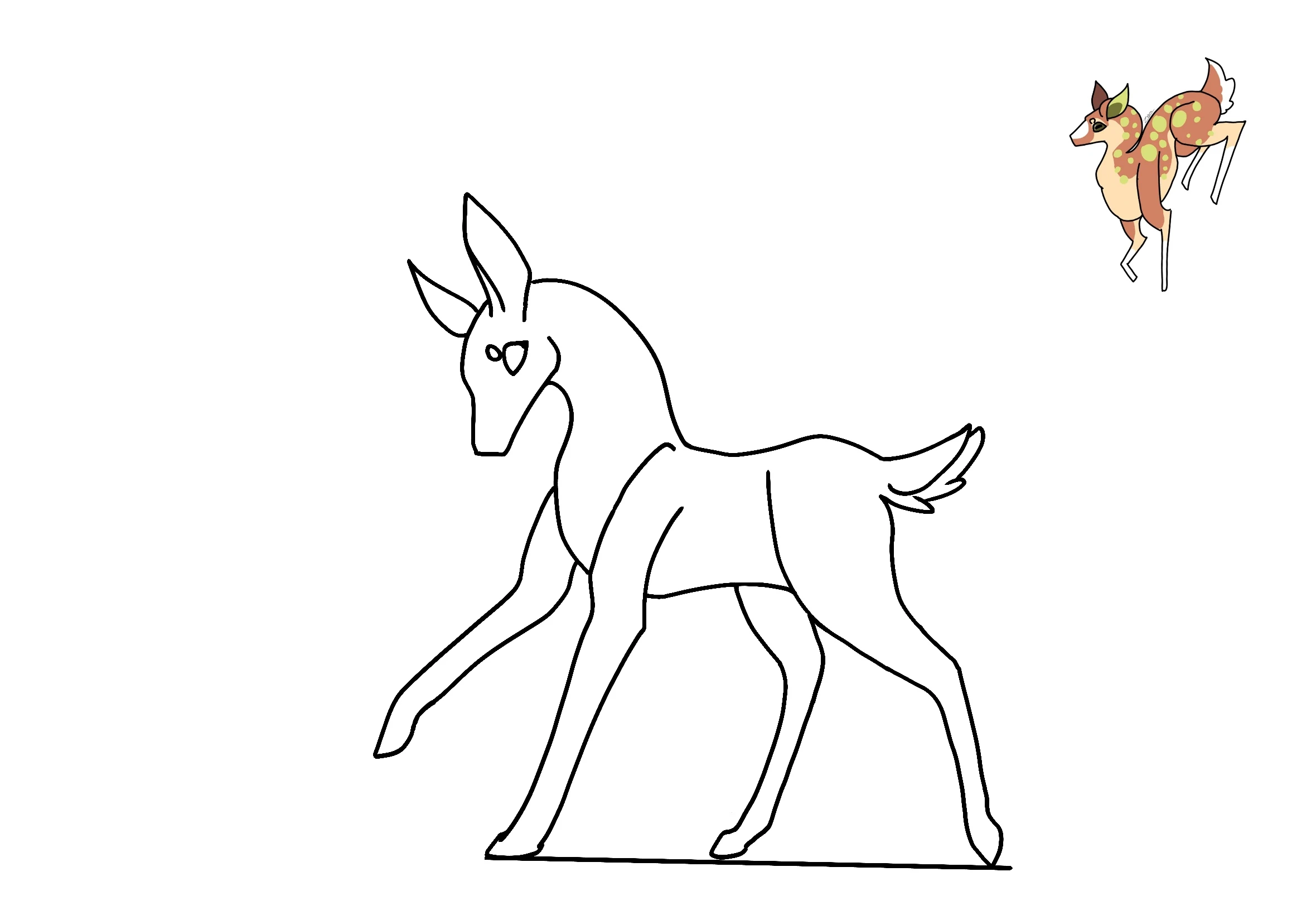 I forgor I could draw deer.. | Fandom