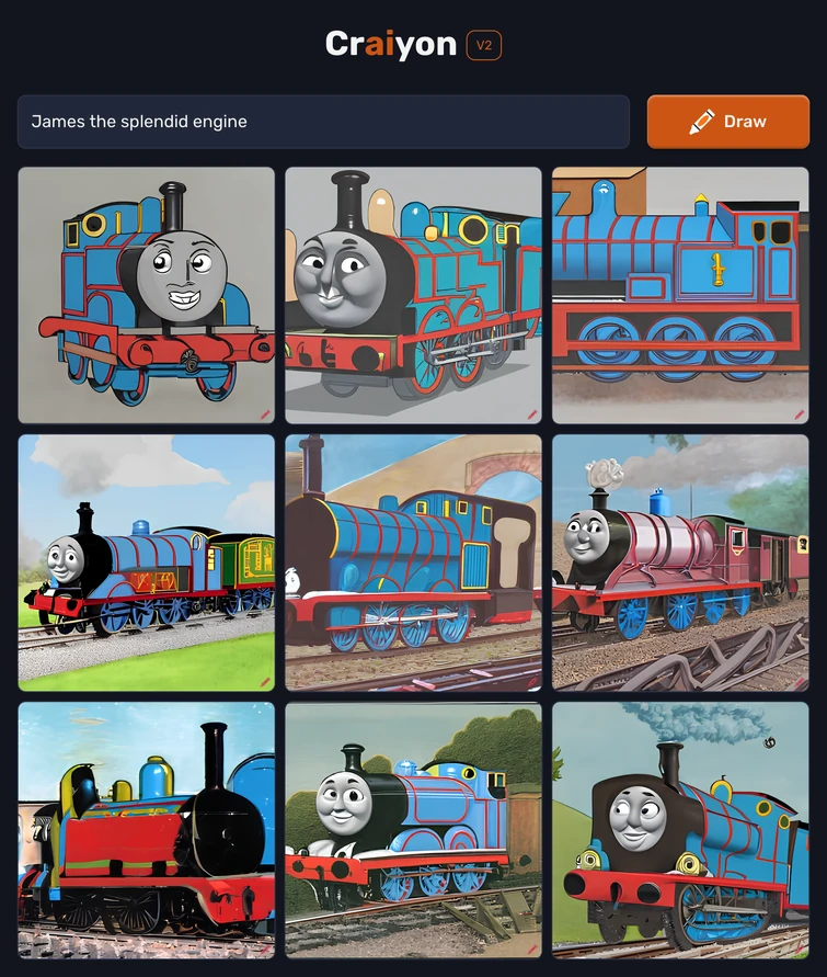 apparently this is what james looks like if you ask ai to make james ...