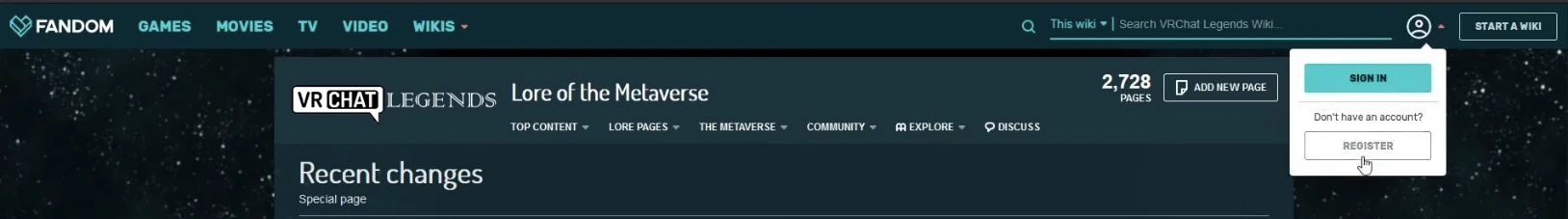 Here’s an example picture of the old fandom | Fandom