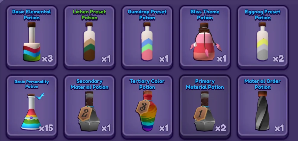 LF ELEMENT POTIONS! | Fandom