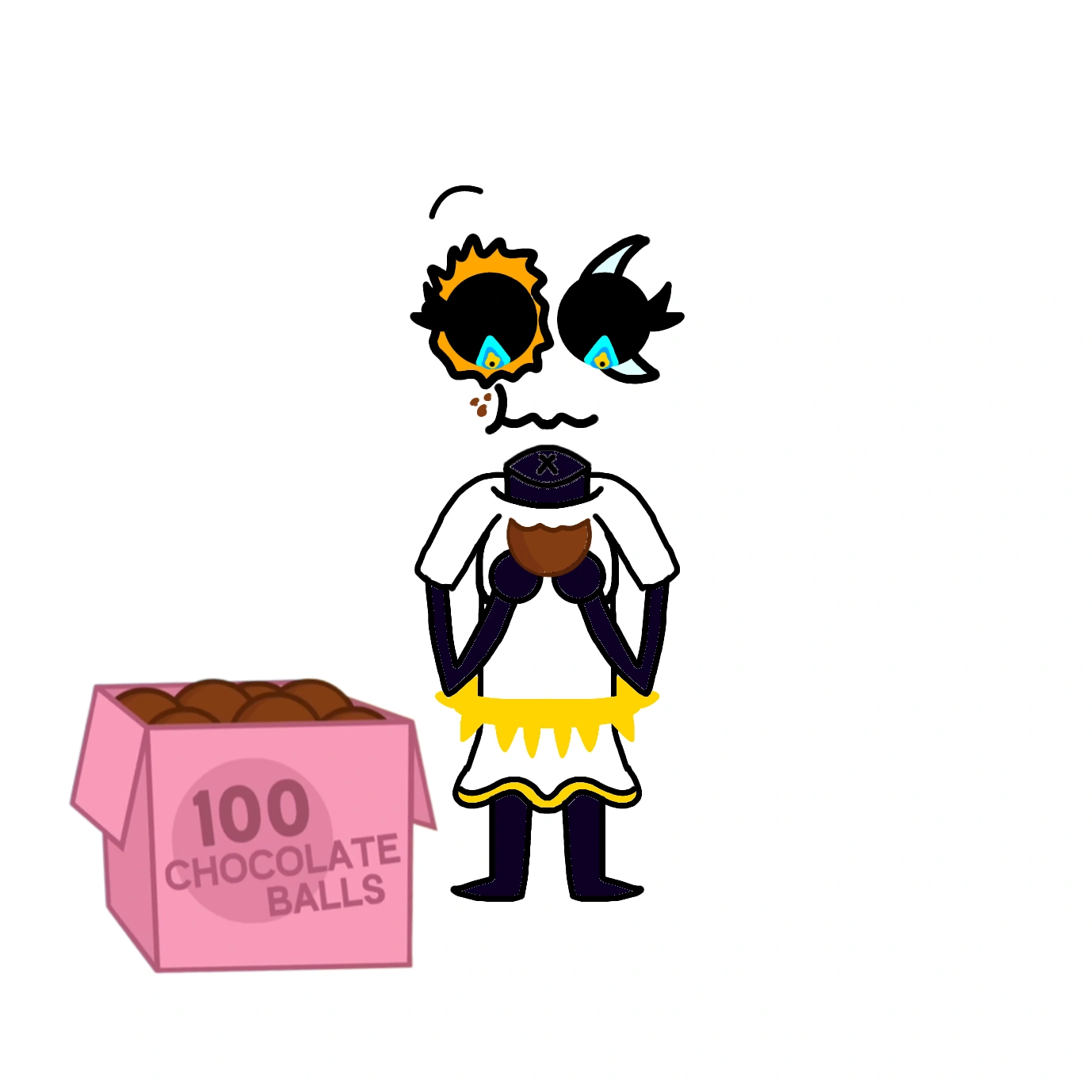 @Elitze playz eating 100 chocolate balls from bfdi :D | Fandom