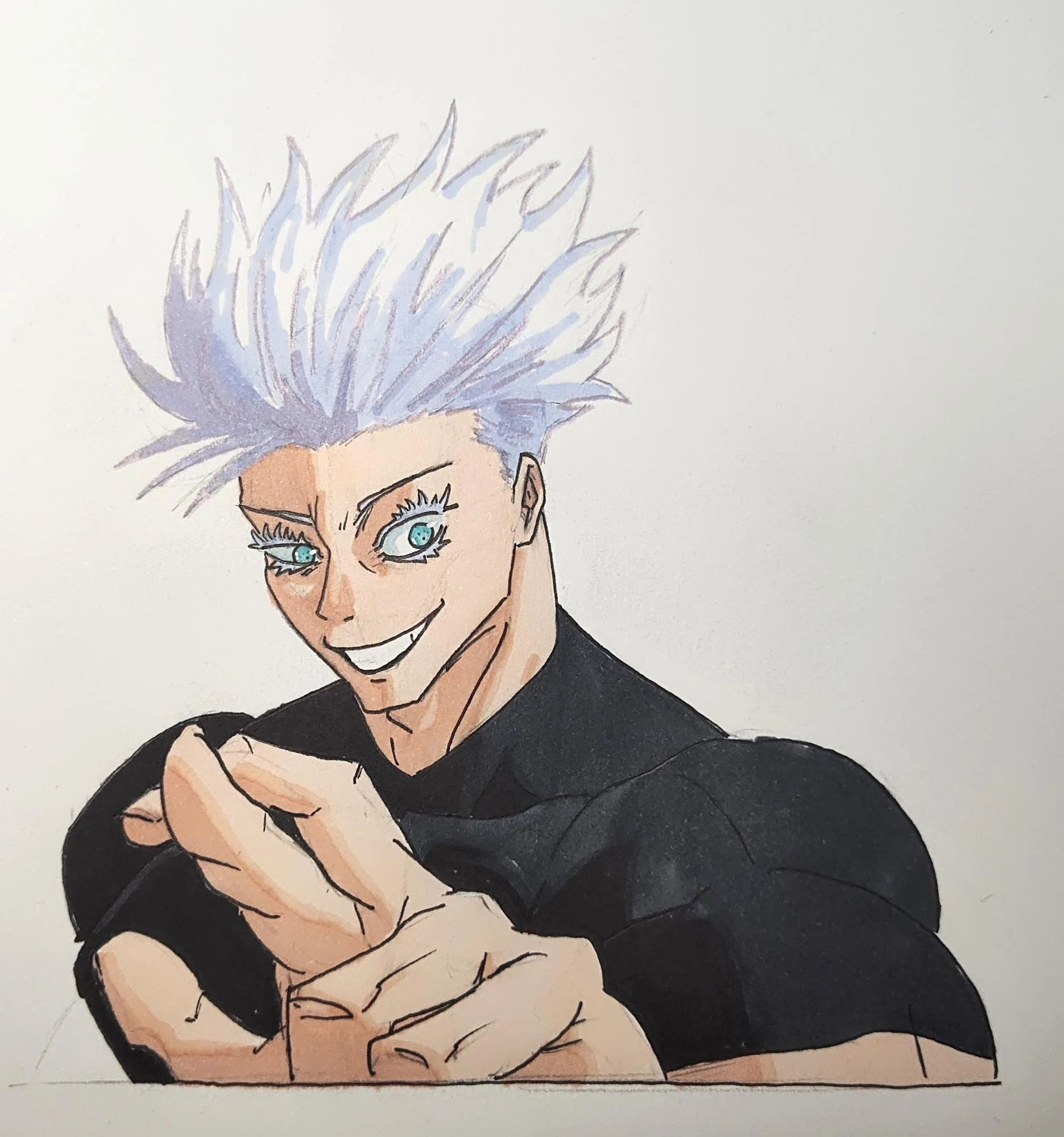 Simple Gojo Art | Fandom