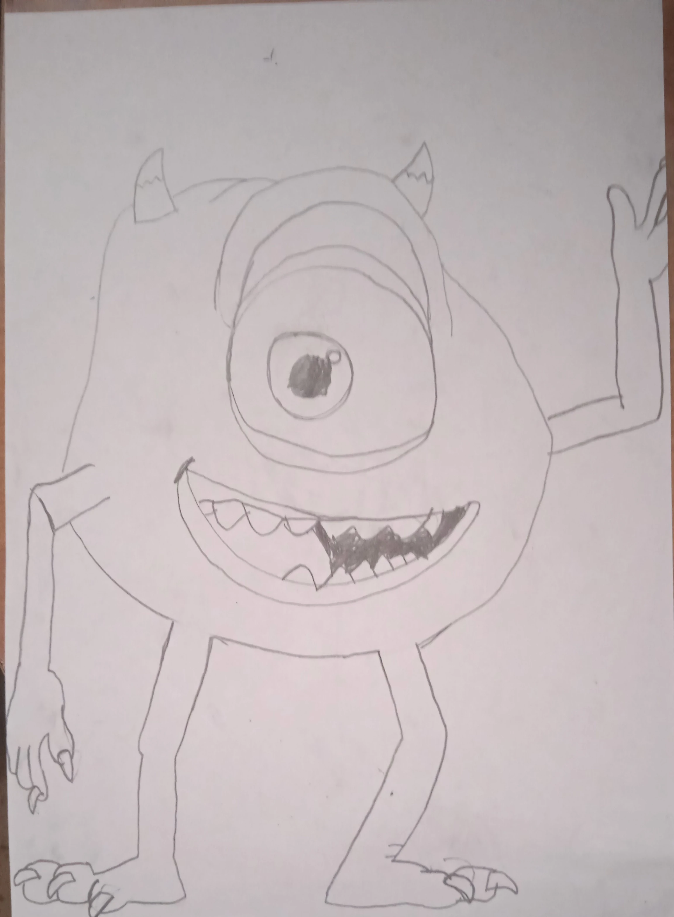 My drawing of Mike Wazowski | Fandom